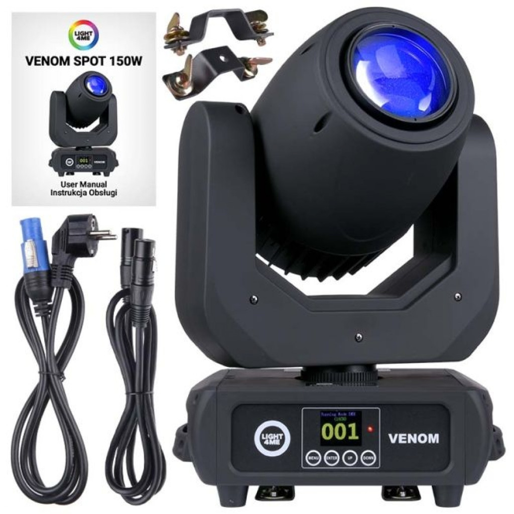 LIGHT4ME VENOM SPOT 150W moving head LED stage lighting
