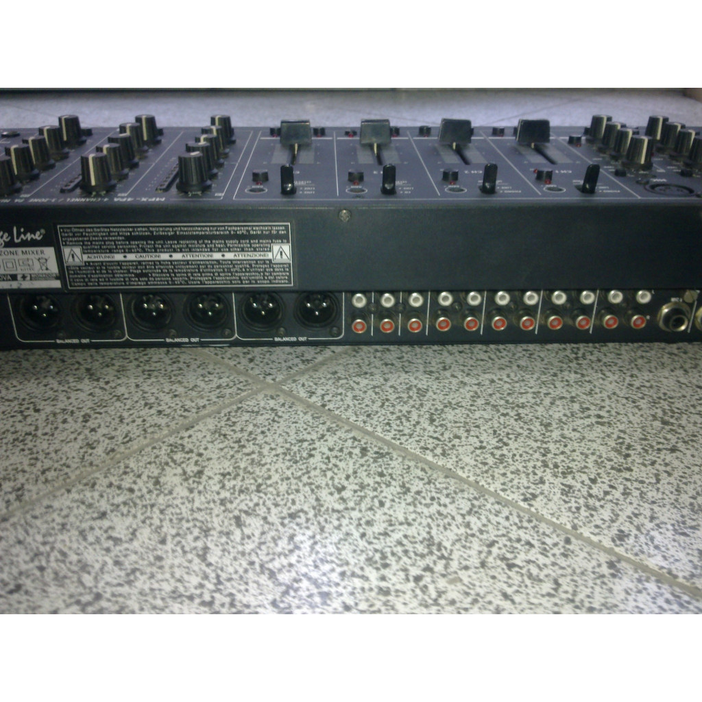 Monacor 3-Zone PA Mixer