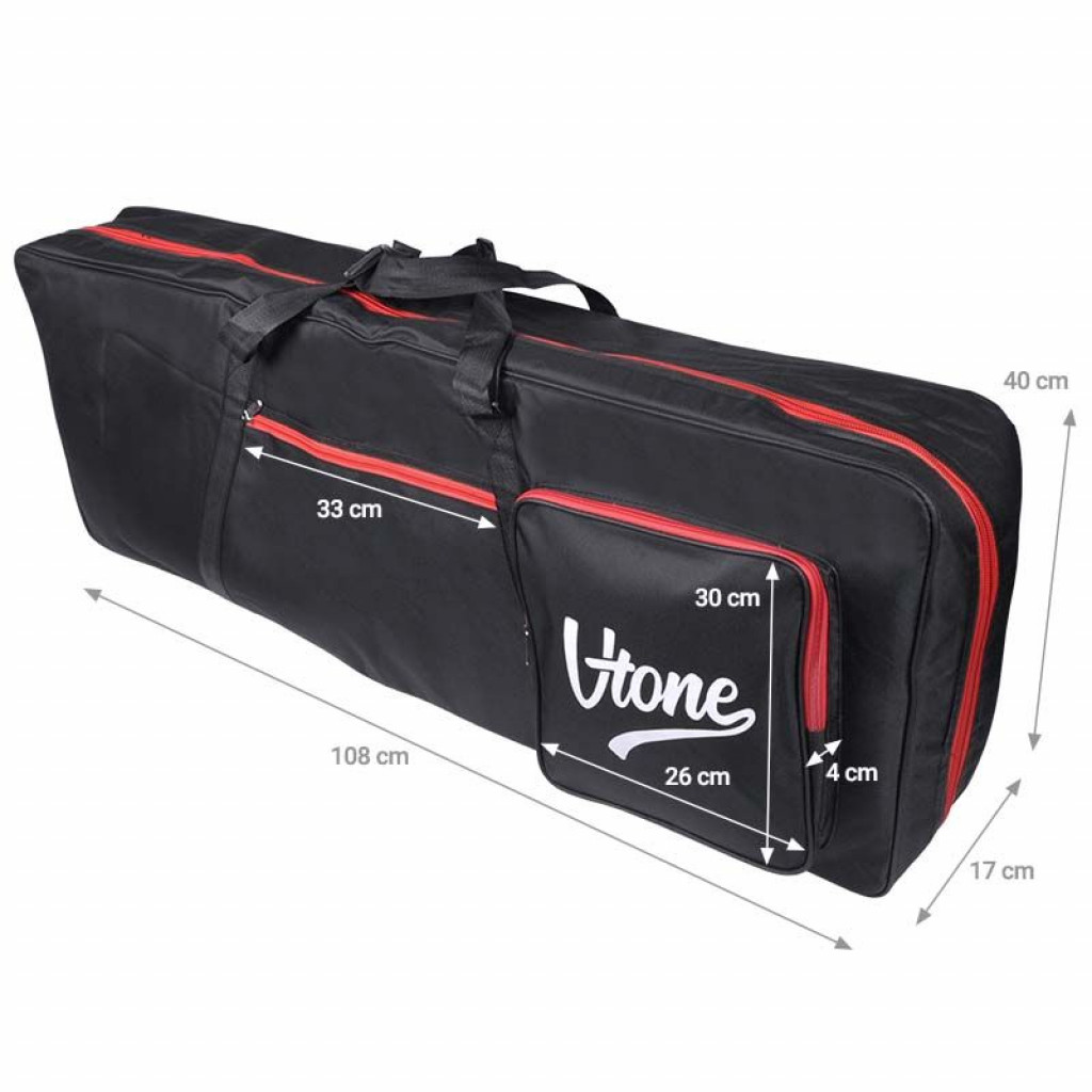 Калъф за клавиатура V-TONE KBC01 108 см с презрамки на гърба - V-TONE KBC01 korg